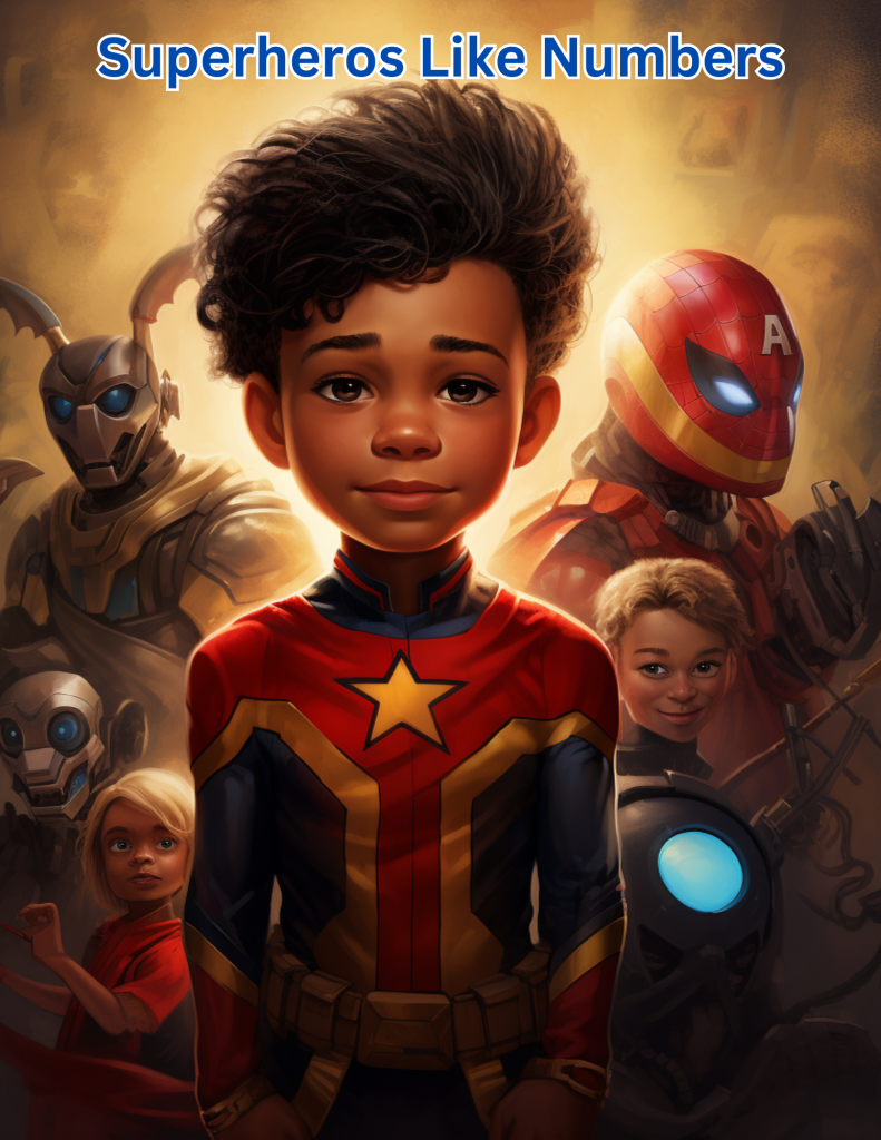 Superheros Like Numbers – Teachers Little Pet