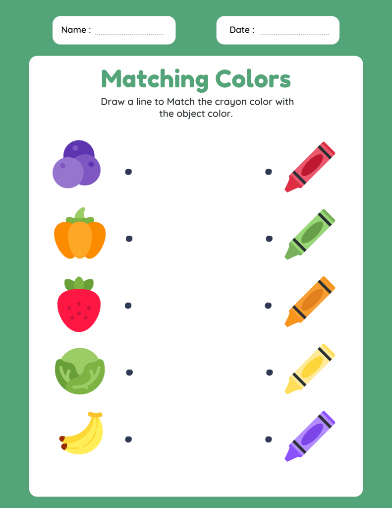 Learning and Matching Colors – Teachers Little Pet